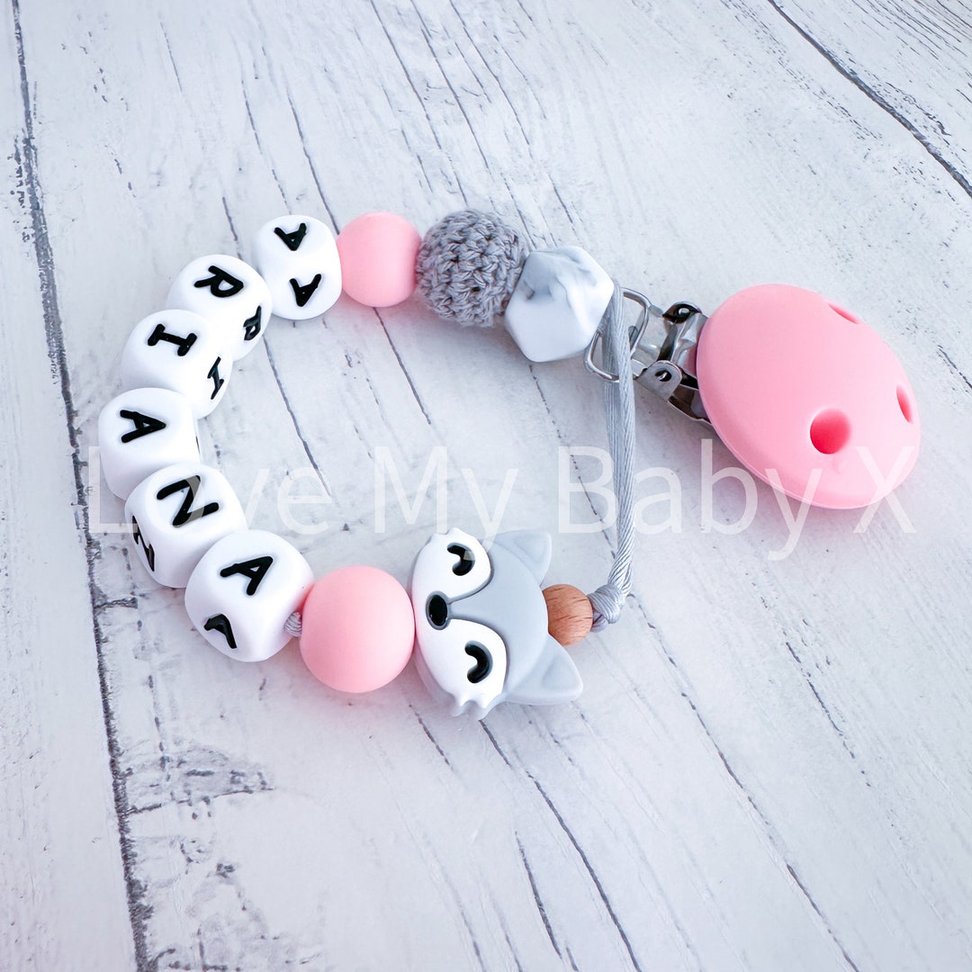 Fox Silicone Soft Dummy Clip | Pacifier Clip Paci Clip Dummy Chain ...