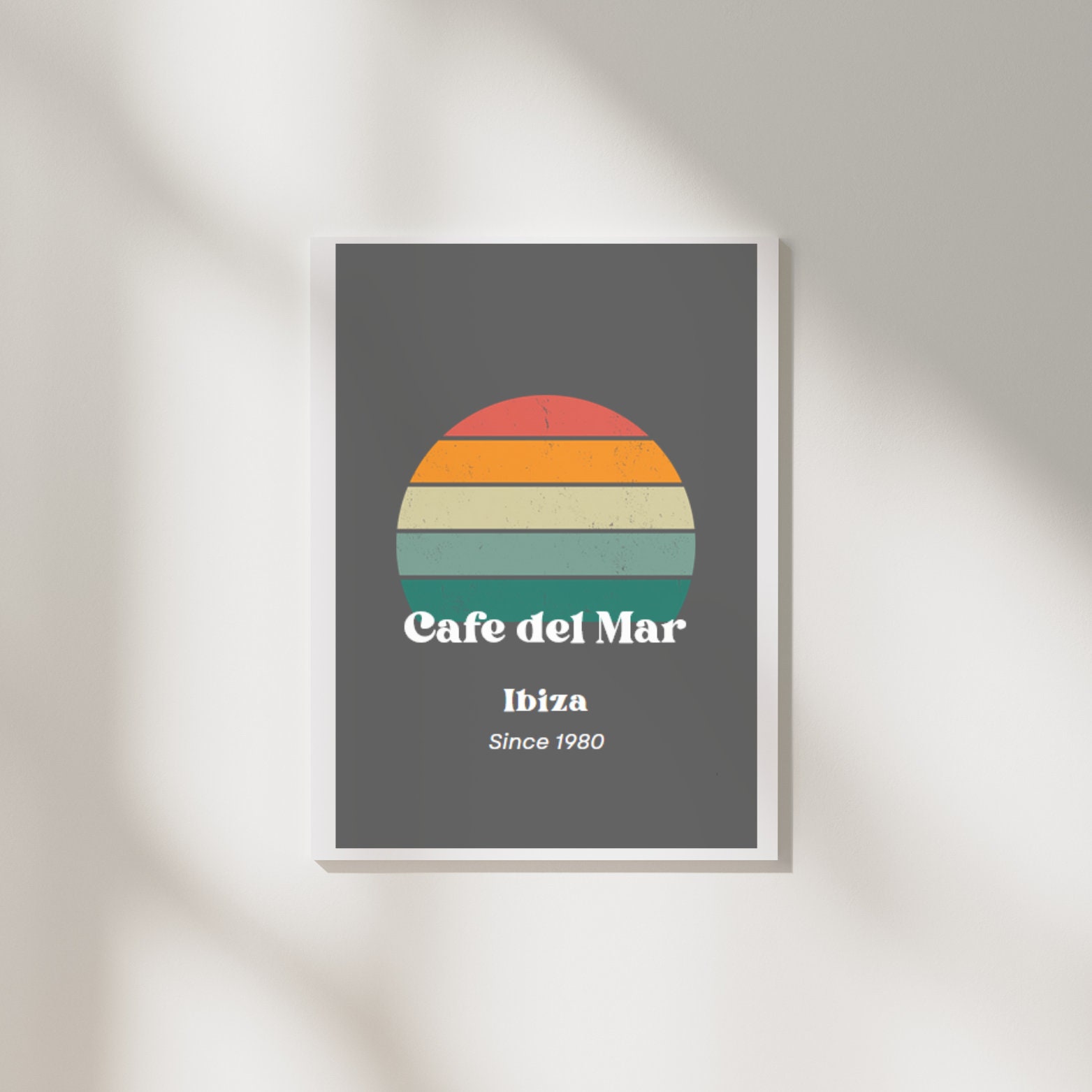 Cafe De Mar Poster, Retro Cafe Del Mar Wall Art, Instant Download Cafe ...