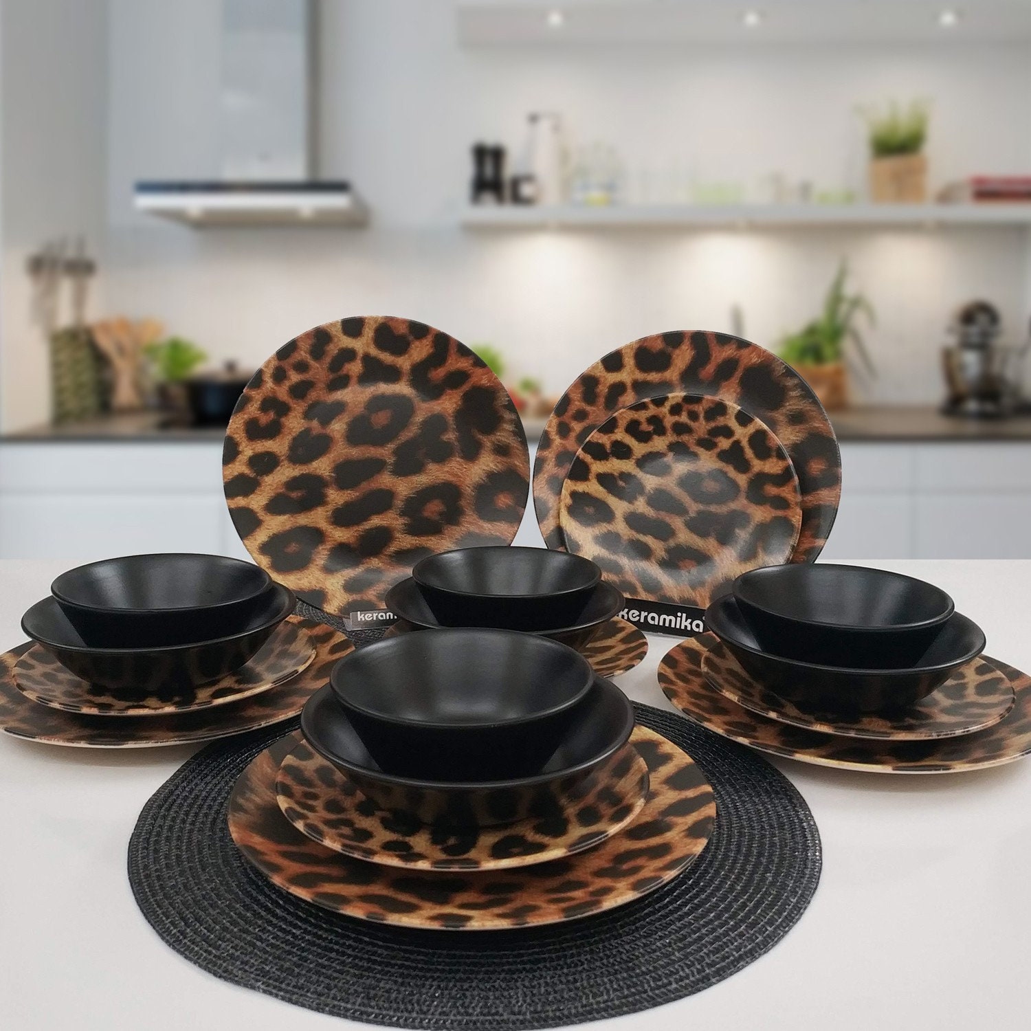 Animal Print Dinnerware Sets