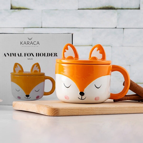 Fox Tea Cup - Etsy