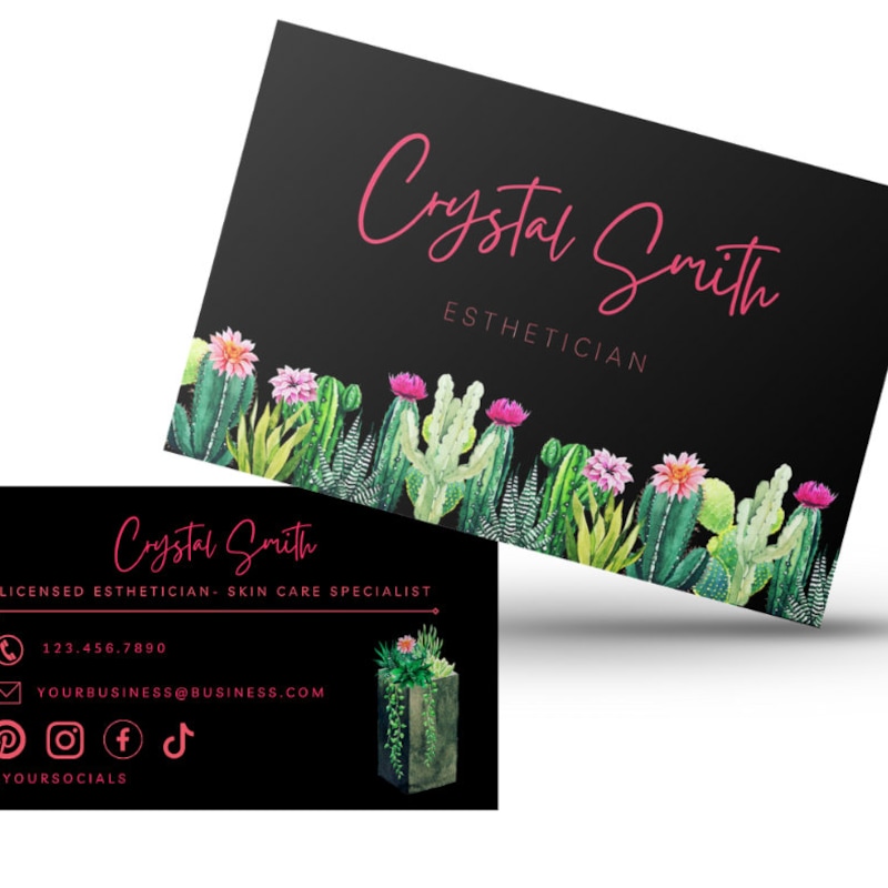 Cactus Card - Etsy
