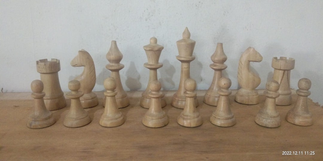 IRON TALL Design Chess Pieces 32 Pieces Set. Only Set Pieces. - Etsy