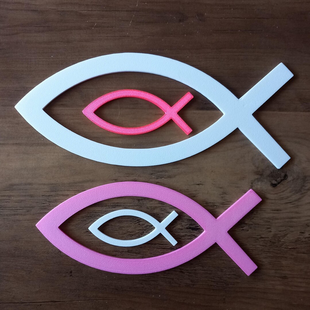Fish for Communion From the 3D Printer / 10 Cm to 28 Cm / 15 Colors ...