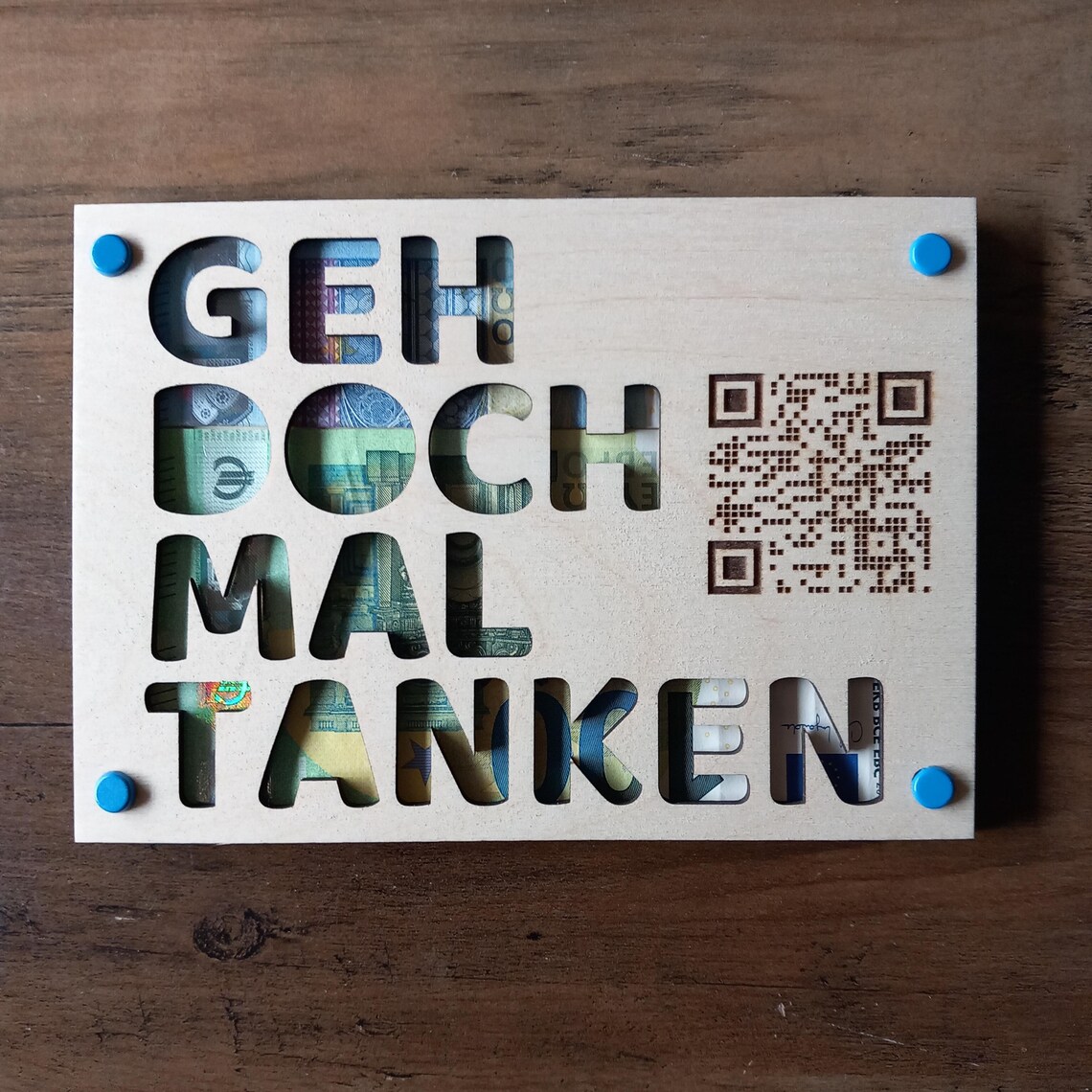 QR Code Fuel Voucher Cash Gift Card With Personal Message via the QR ...
