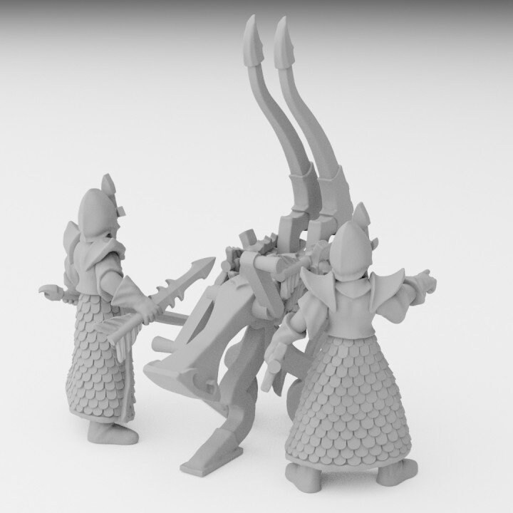Dark Elf Bolt Thrower 3d Printed Resin Model for Tabletop - Etsy