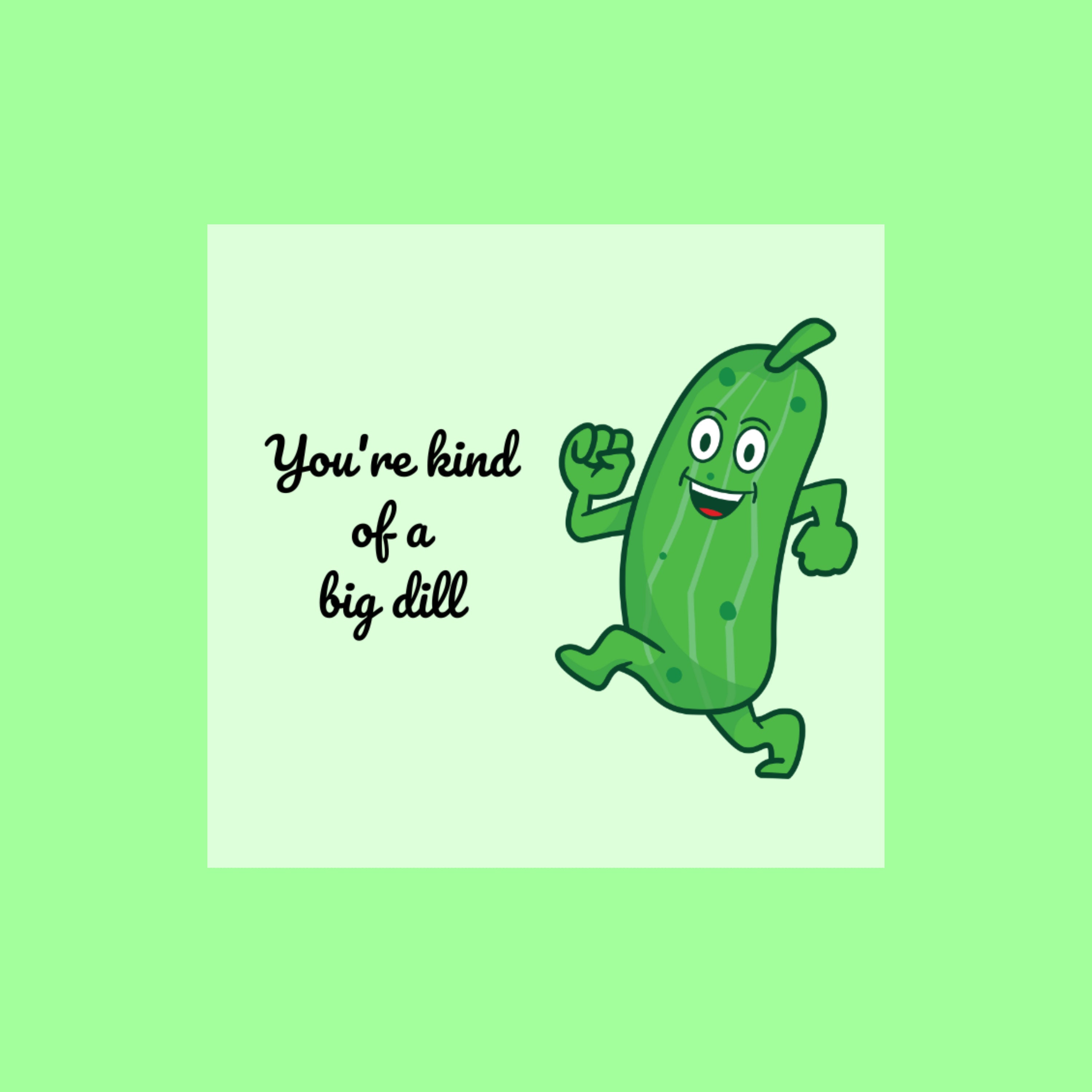 Positive Pickle Cards // Positivity Cards, Printable Positive Pickle ...