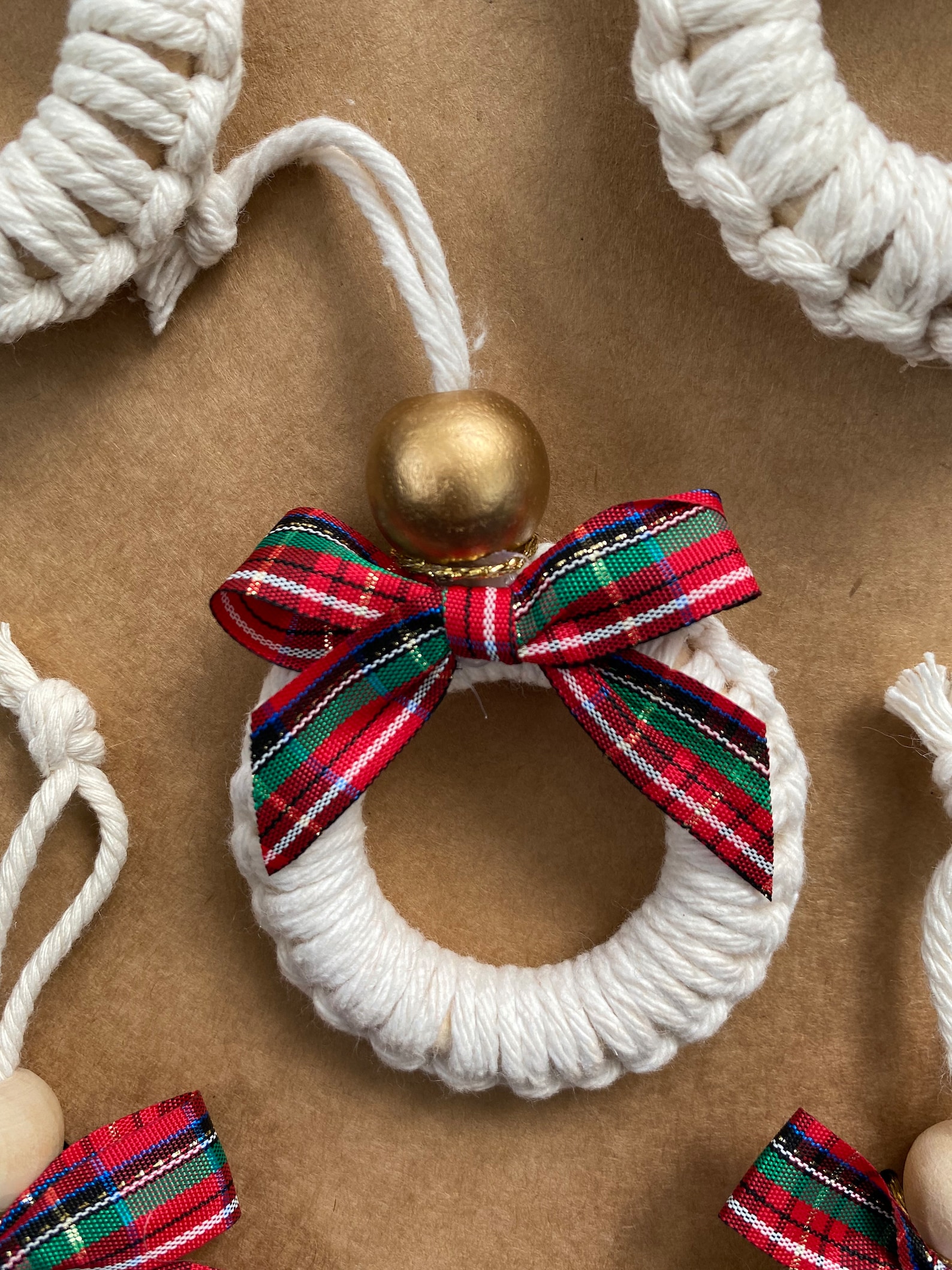 Adorable Macramé Christmas Decoration Tree Hanging - Etsy