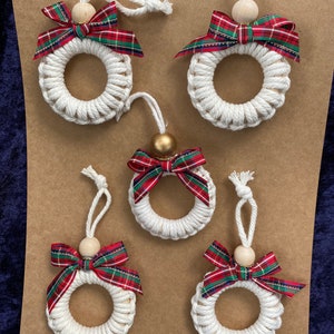 Adorable Macramé Christmas Decoration Tree Hanging - Etsy