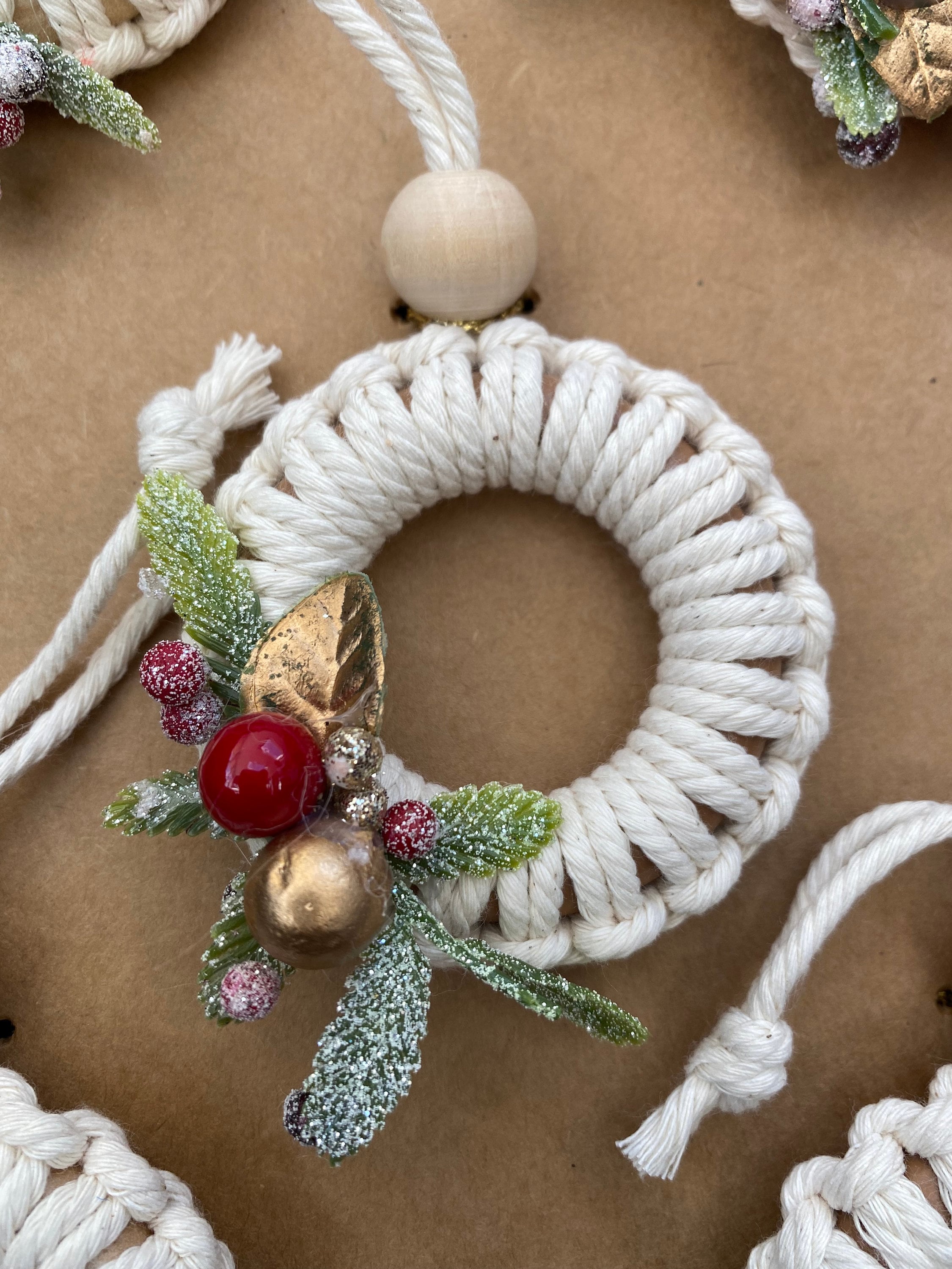 Adorable Macramé Christmas Decoration Tree Hanging - Etsy