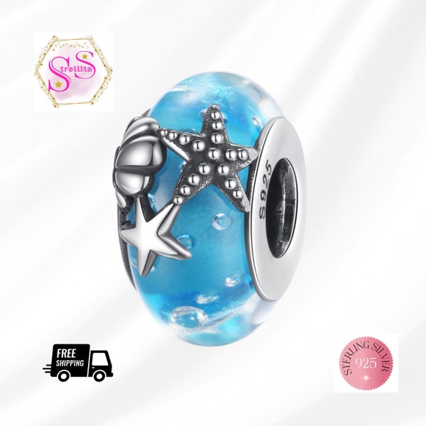 Pandora Blue Charms - Etsy