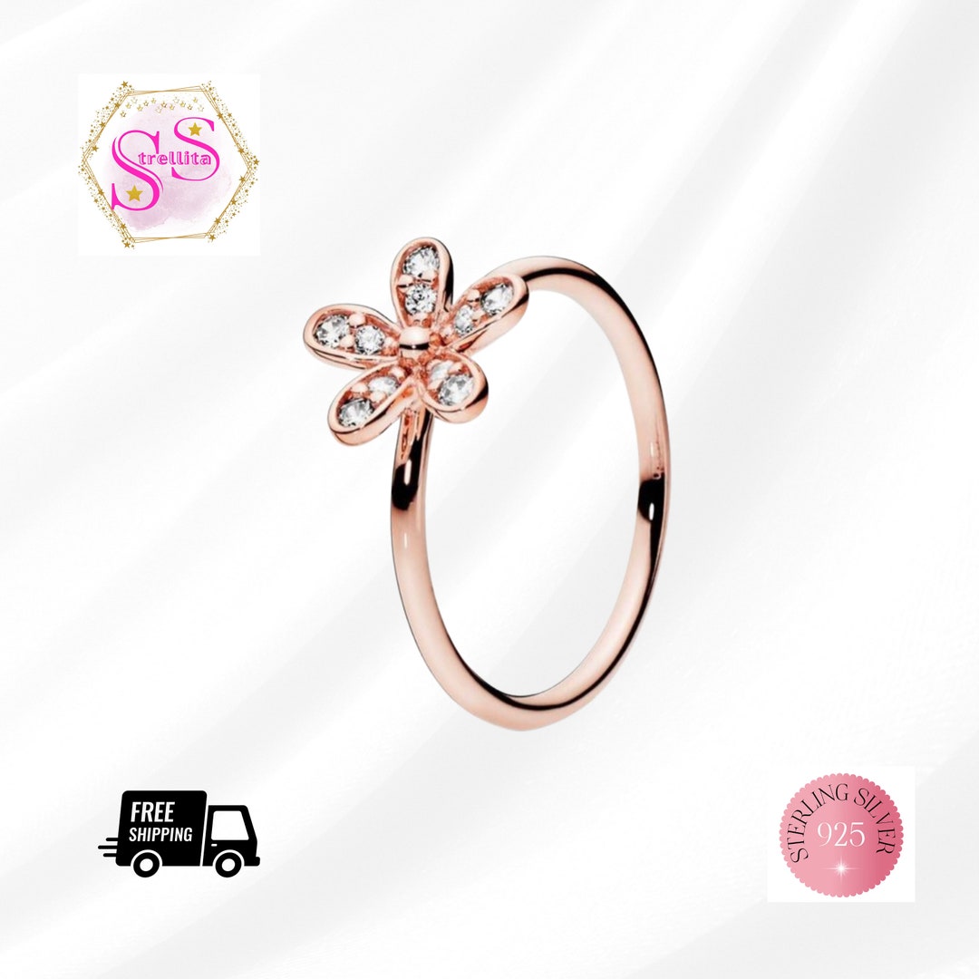 Daisy Flower Ring - Etsy