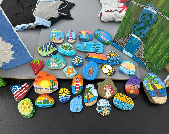 Painted Rocks - Etsy