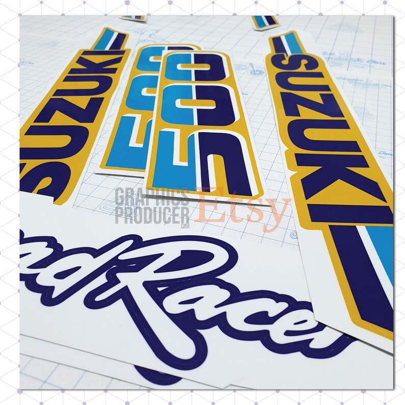 Yamaha Banshee 350 Miami Graphics Decals Stickers Custom Fresh NEW ...