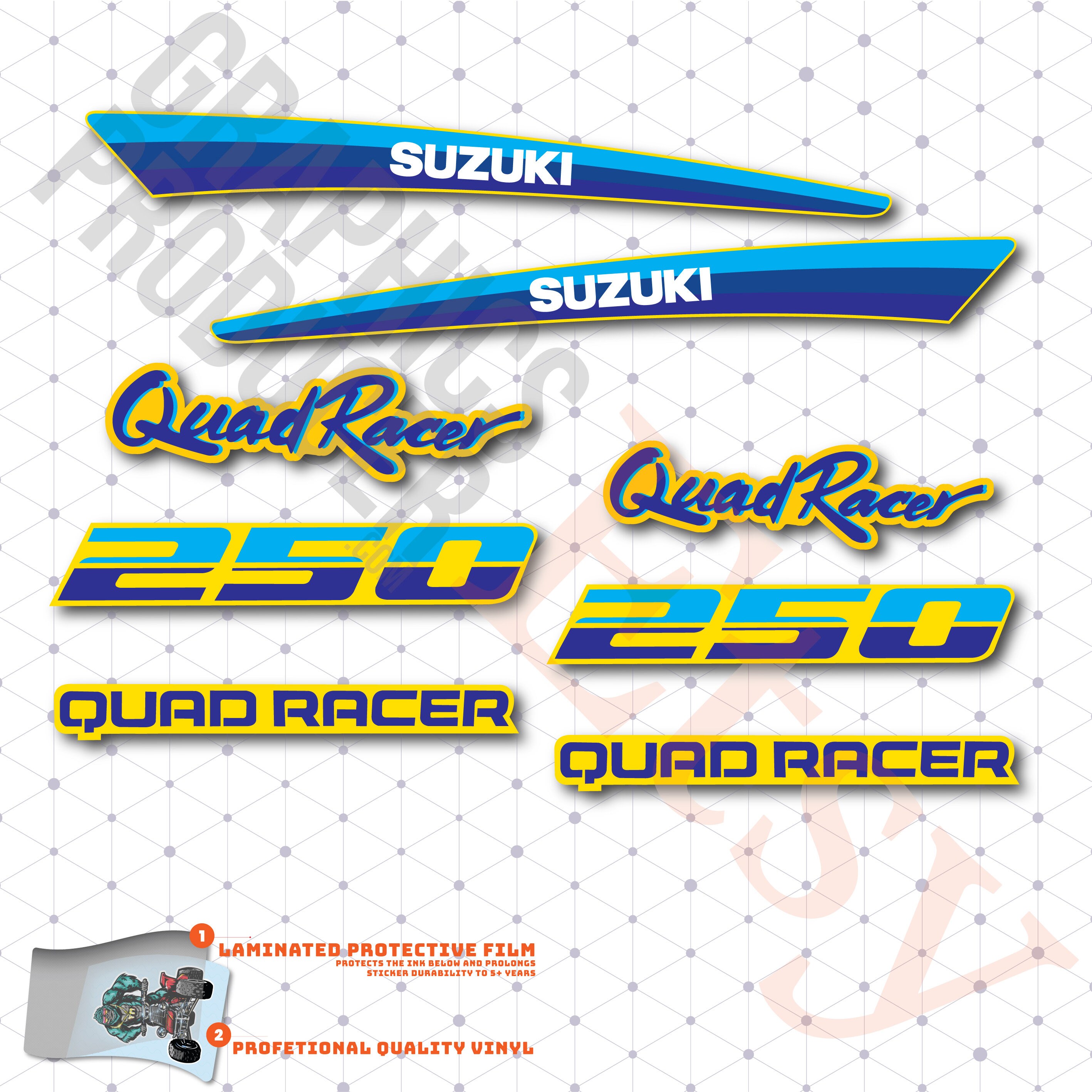 Suzuki Gv 1200 Factory Decals