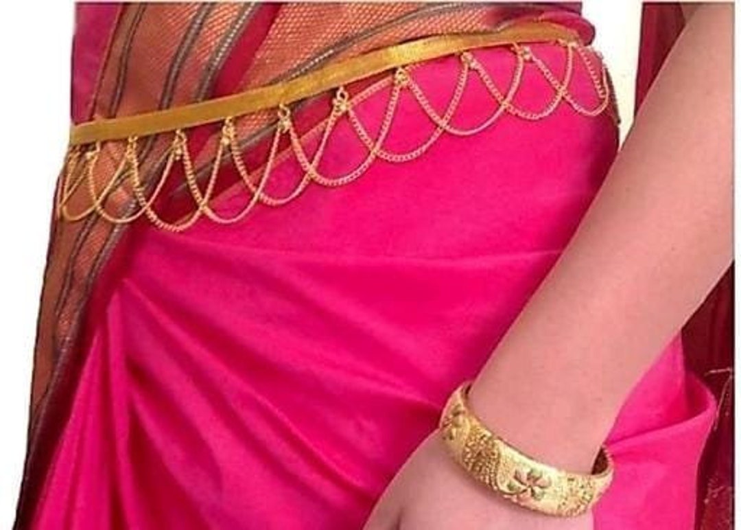 Saree Belt Plain Gold Finish/ Vandanamu/ Kamarband/adult Saree Belt ...