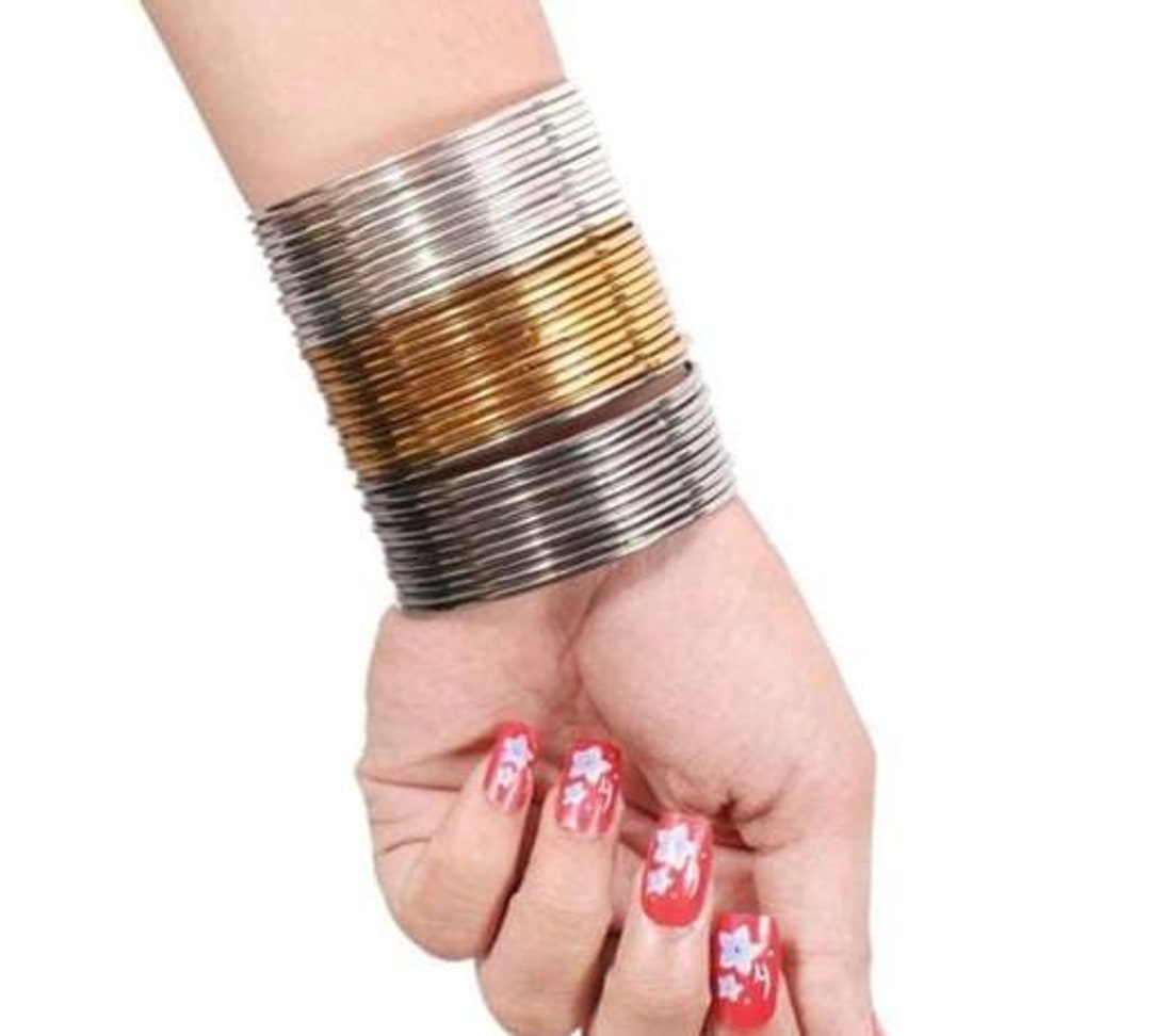 Oxidised Multicolored Bangles Set , Black Metal Bangles, Indian ...