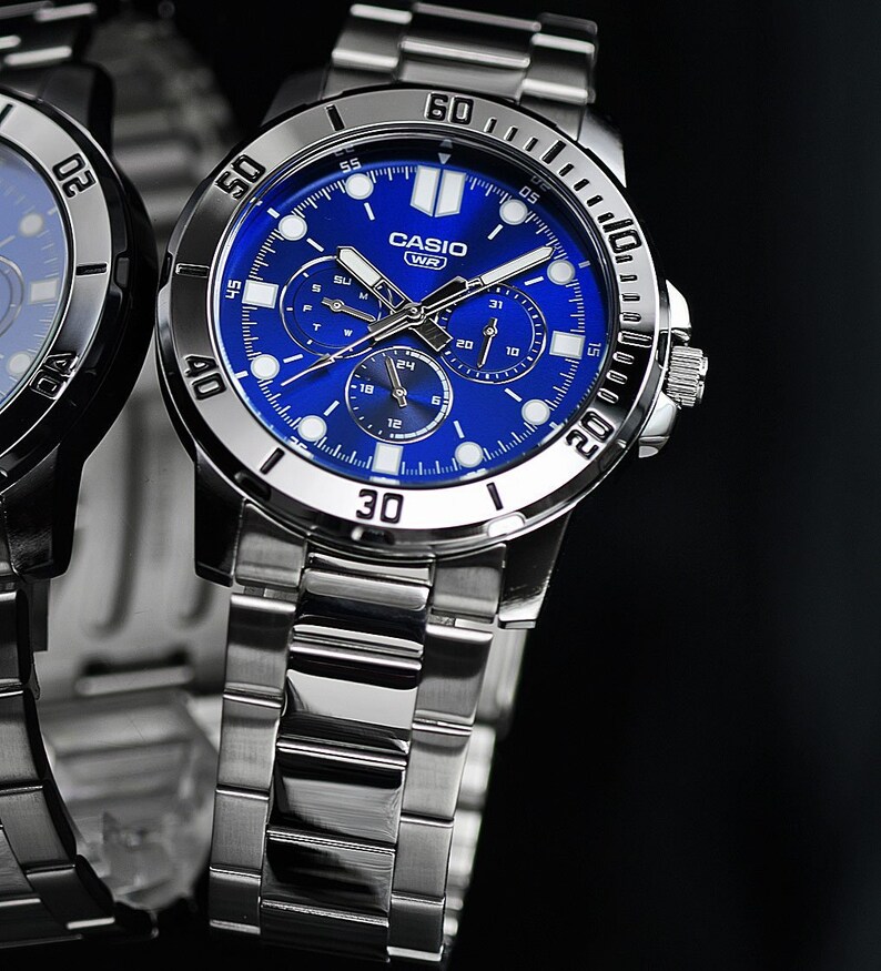 Casio Authentic Vintage Blue Watch. - Etsy