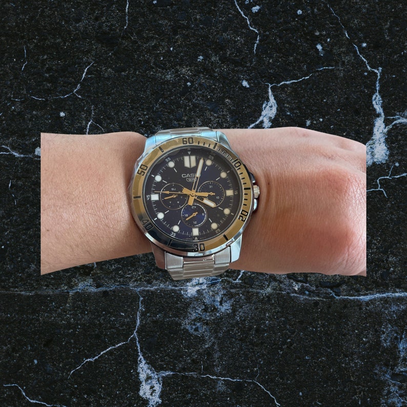 Casio Authentic Vintage Blue Watch. - Etsy