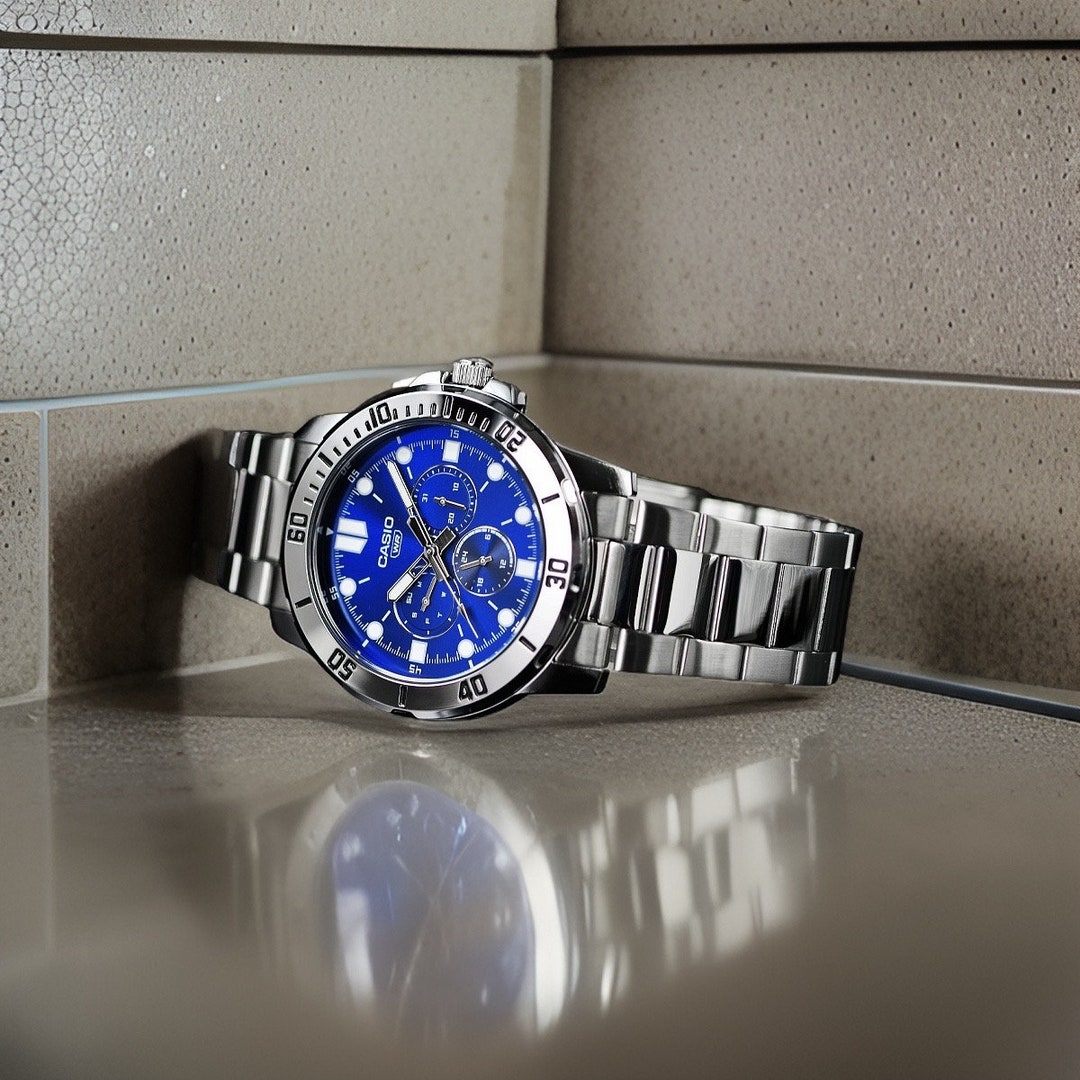 Casio Authentic Vintage Blue Watch. - Etsy