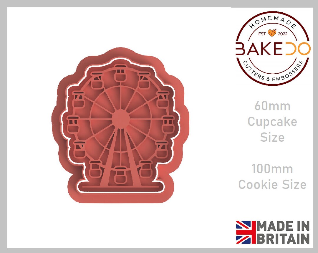 Ferris Wheel - Cookie Cutter | Bakedo - Etsy