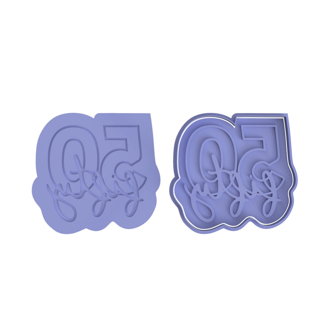 Fifty (50) Cookie Cutter and Embosser/stamp Set | Bakedo - Etsy