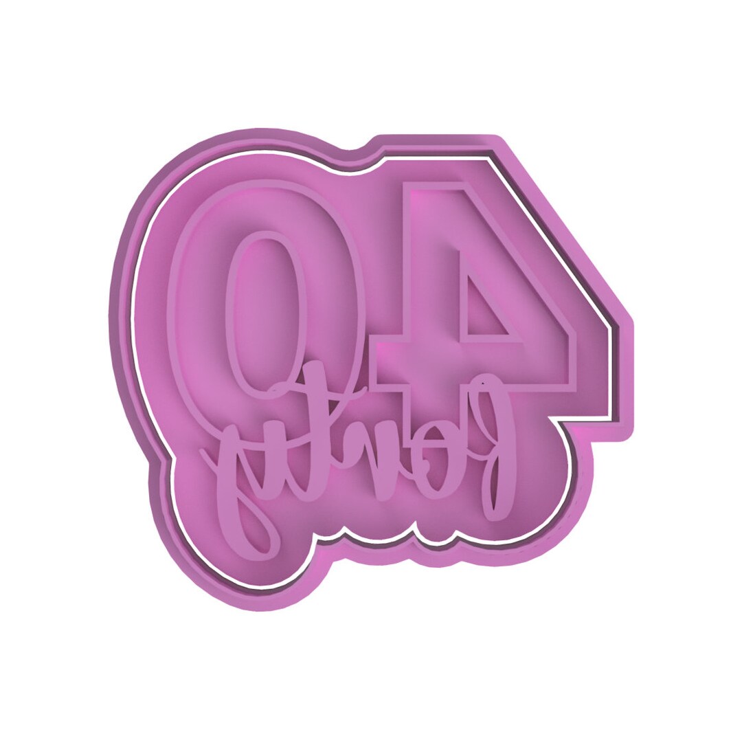 Forty (40) Cookie Cutter and Embosser/stamp Set | Bakedo - Etsy UK