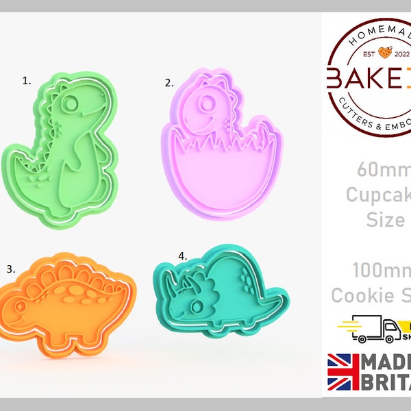 Dinosaur Cookie Cutters - Etsy
