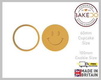 Rad Smiley Face Cookie Cutter - Etsy