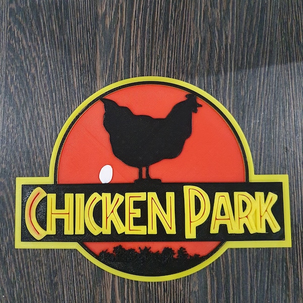 Chicken Park Sign - Etsy