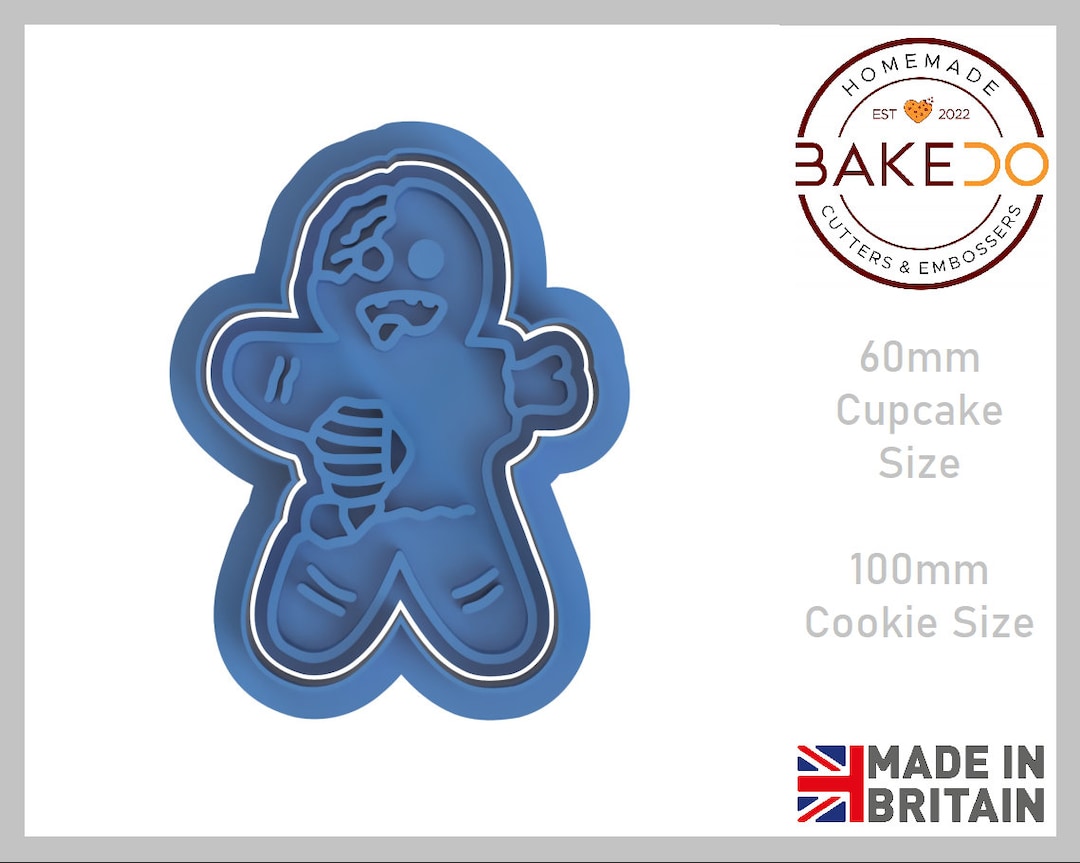 Zombie Gingerbread Man Cookie Cutter - Etsy