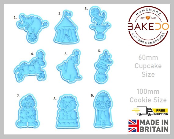 Circus Cookie Cutters - Etsy
