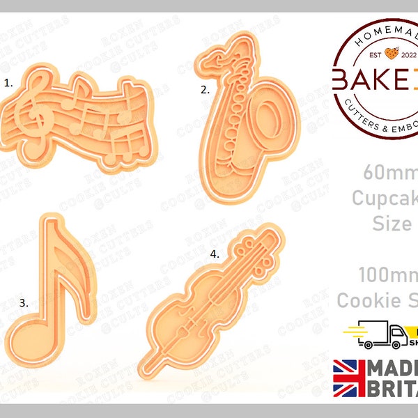 Musical Note Cookies - Etsy