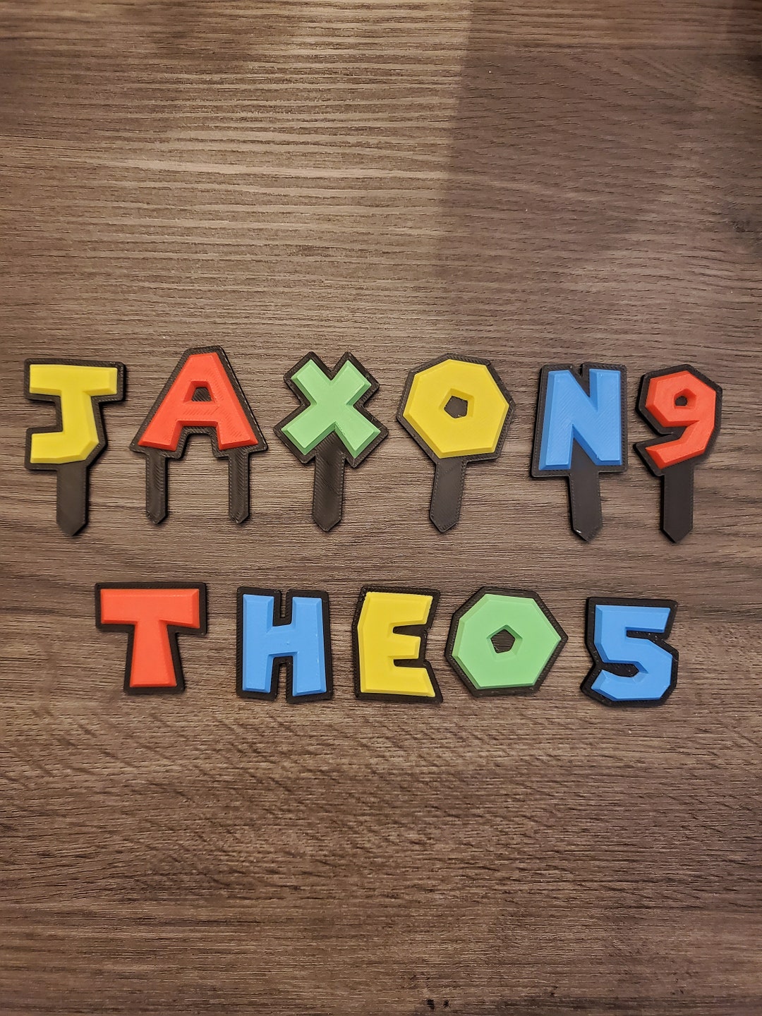 Cake Letters Numbers Happy Birthday Cake Set - Fun Reusable B-day Cake ...