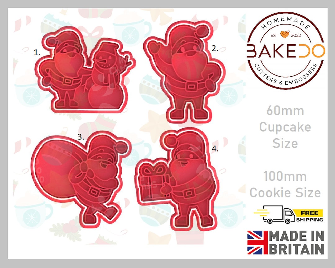 Santa Cookie Cutters - Etsy