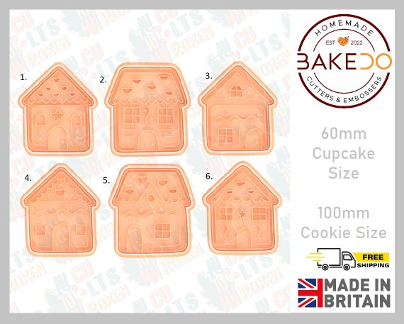 Gingerbread House Cookie Cutters - Etsy