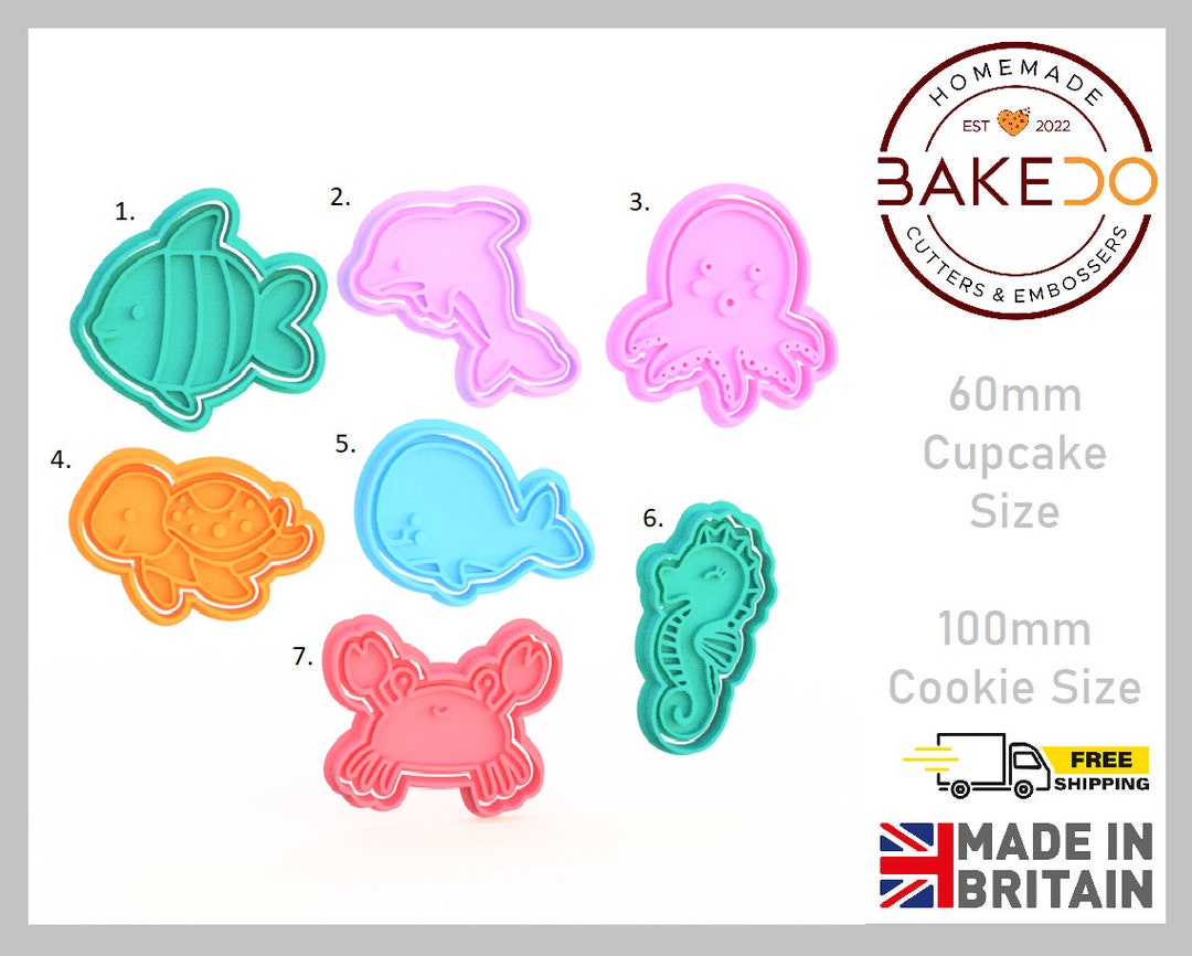 Sea Animals Cookie Cutters - Etsy