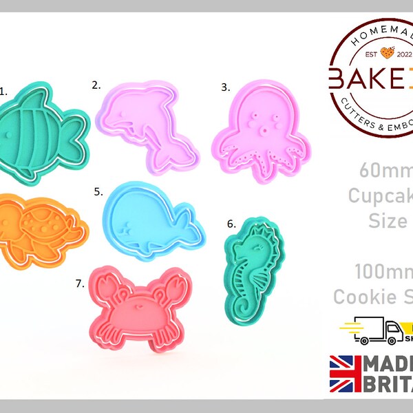 Sea Cookie Cutter - Etsy