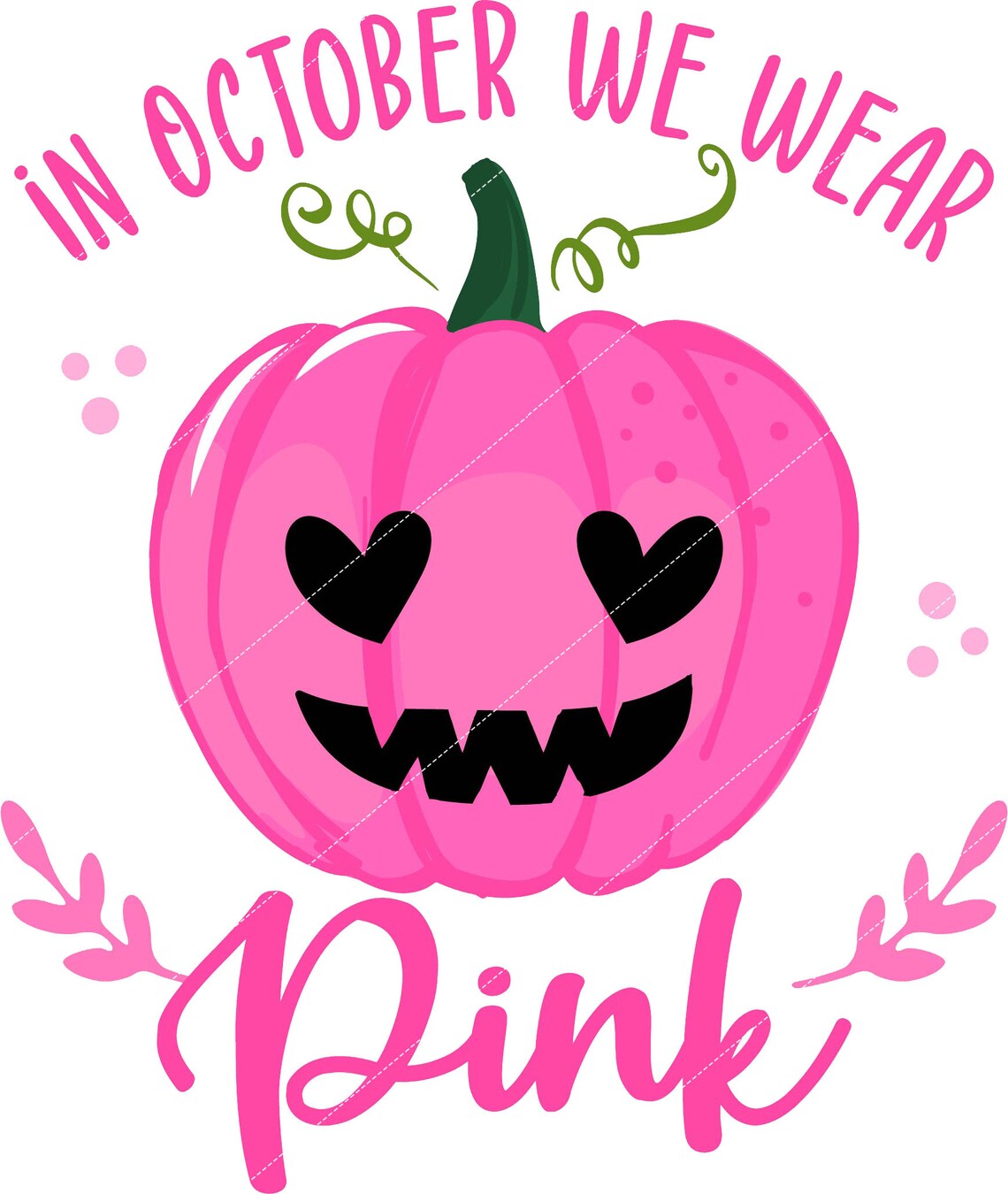 In October We Wear Pink Svg in October We Wear Pink Png in - Etsy