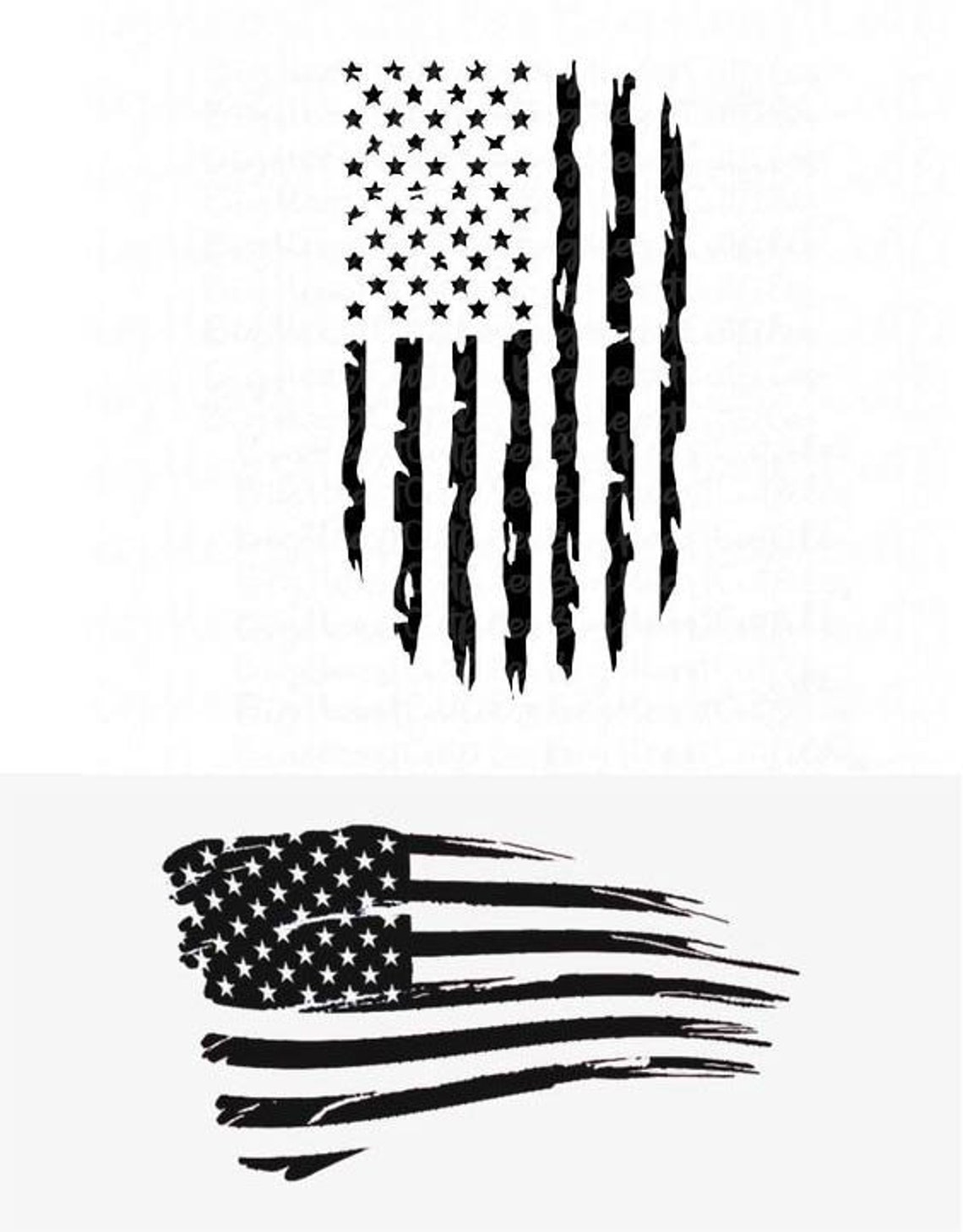 American Flag Svg Distressed Flag Svg 4th of July Svg - Etsy