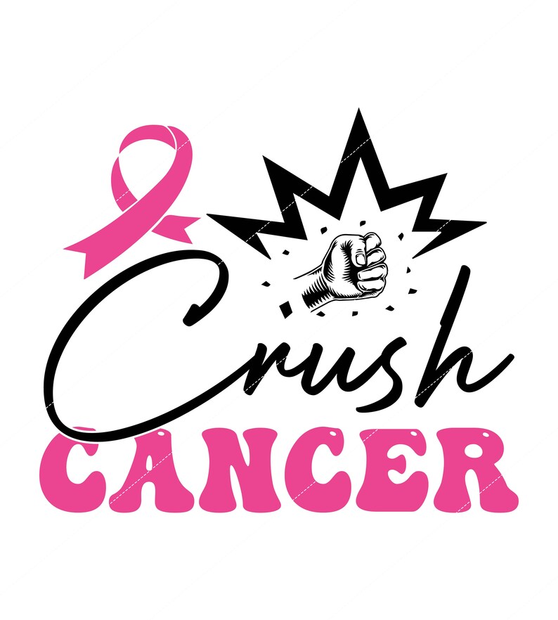 Crush SVG Cut File Crush Cancer SVG Crush Cancer Cancer SVG Digital ...