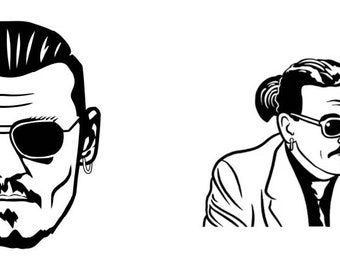 Johnny Depp Svg, Johnny Depp Bundle Svg for Cricut, Johnny Depp Png ...