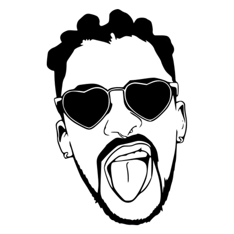 Bad Bunny Signature Png - Etsy