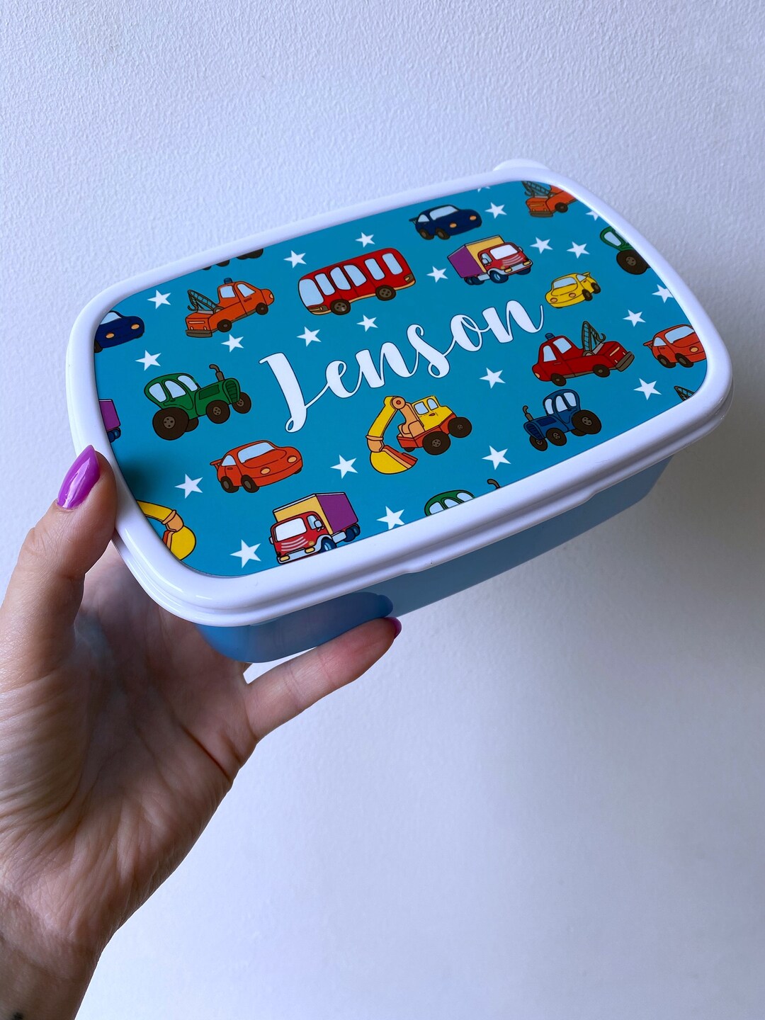 Personalised Vehicles Snack Boxes - Etsy