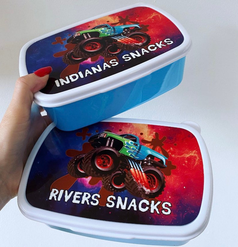 Monster Truck Snack Boxes - Etsy