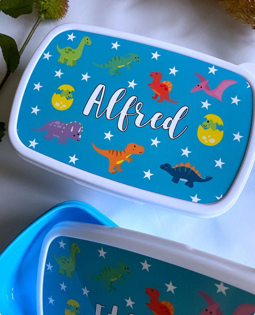 Personalised Cute Dinosaurs Snack Boxes - Etsy