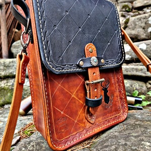 Handmade Leather Hunting Bag - Etsy
