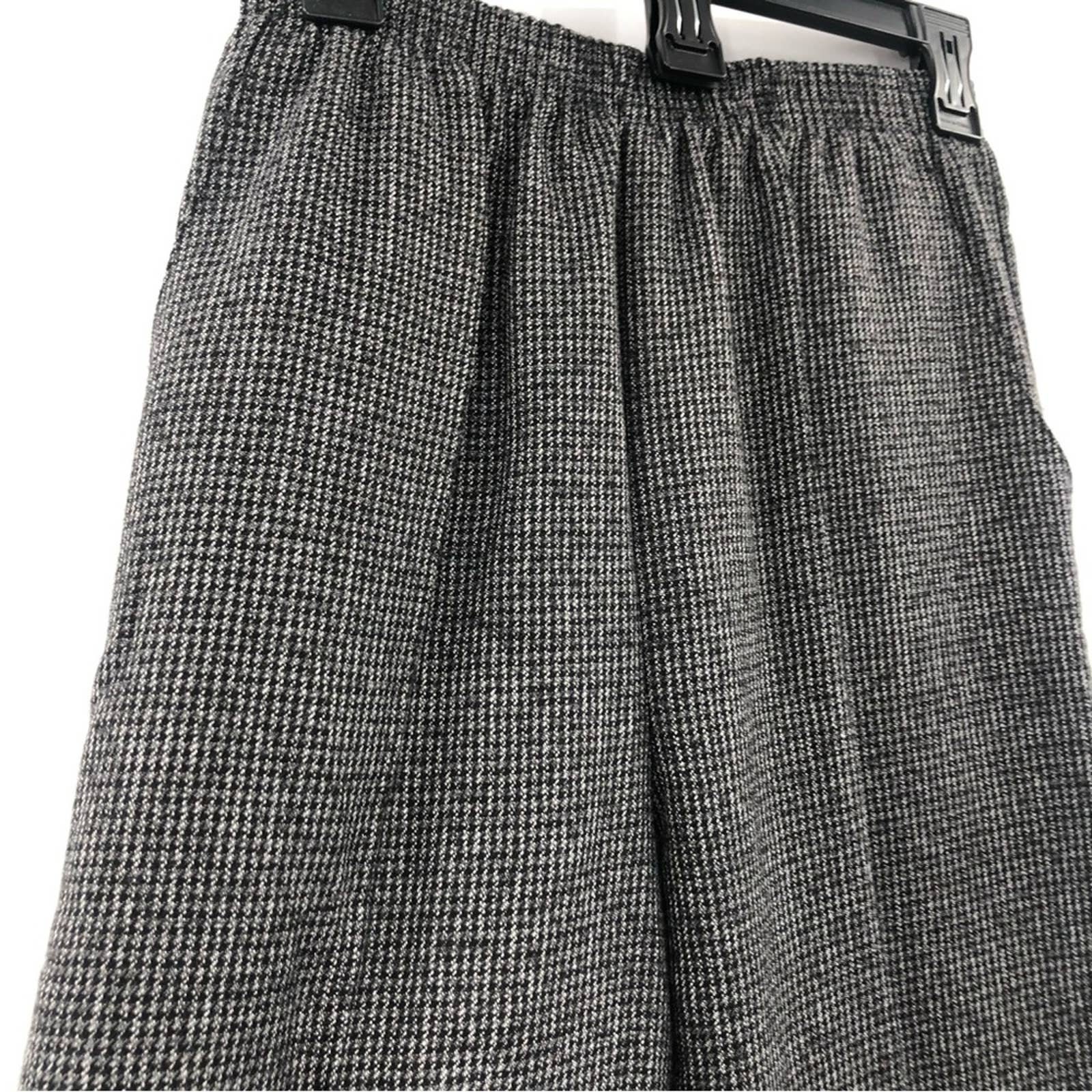 Vintage Briggs High Waisted Pocket Elastic Herringbone Pants Made in ...