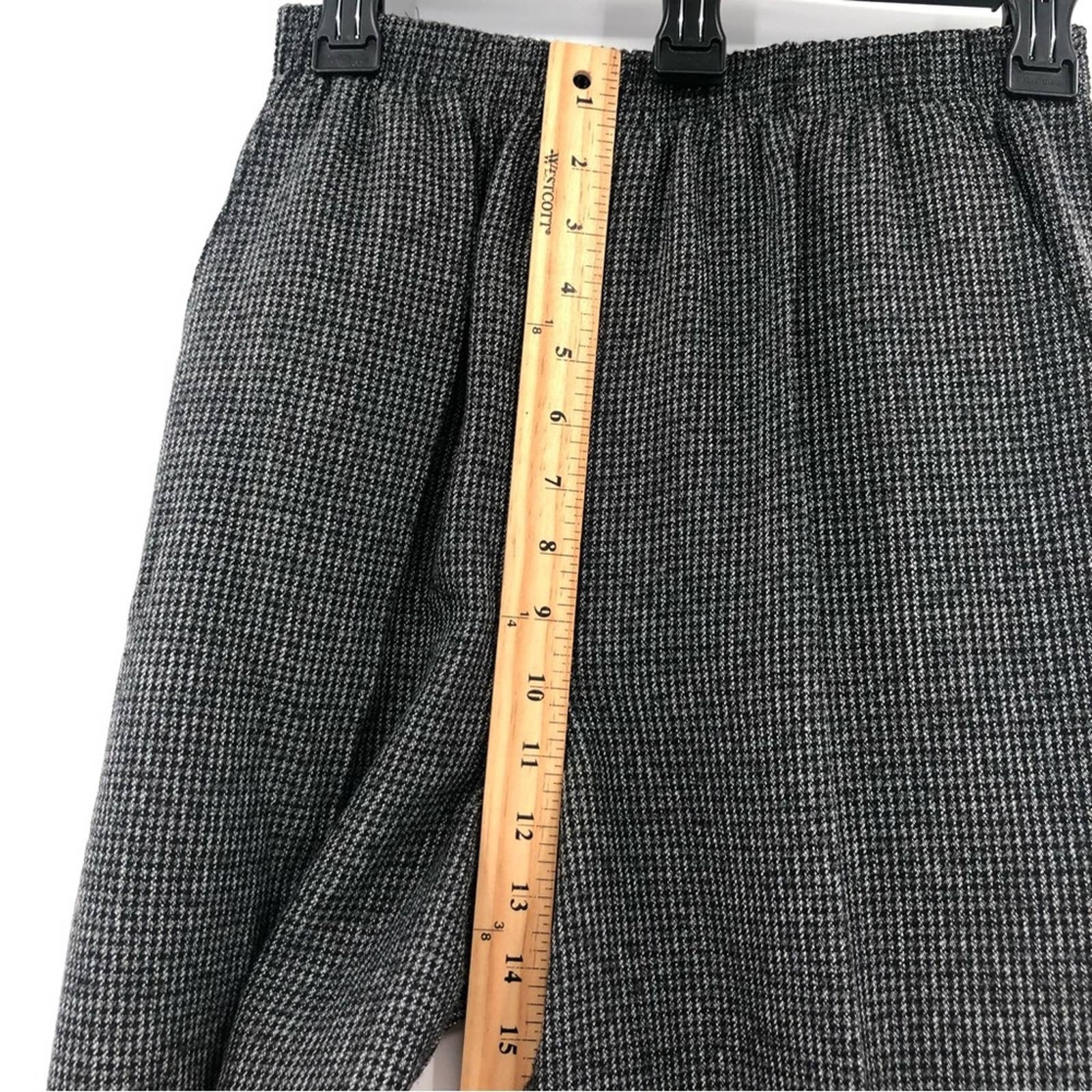 Vintage Briggs High Waisted Pocket Elastic Herringbone Pants Made in ...