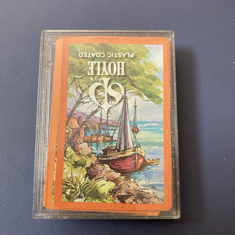 Vintage Hoyle Plastic Coated Single Deck Playing Cards With - Etsy