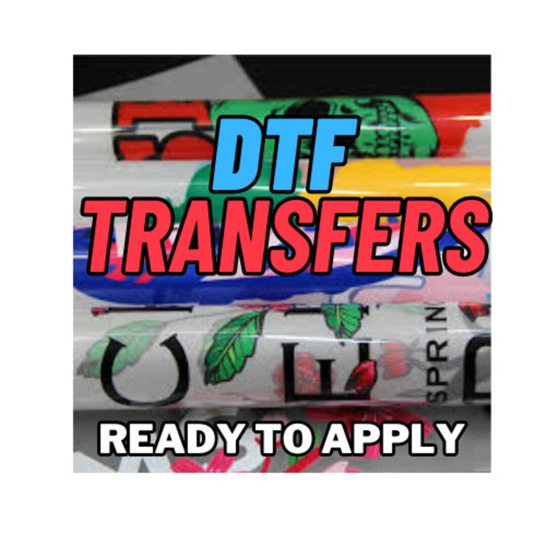 DTF Transfer, Full Color Custom DTF Print, High Quality, Ready to Press ...
